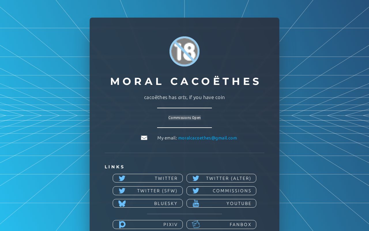 moral cacoëthes